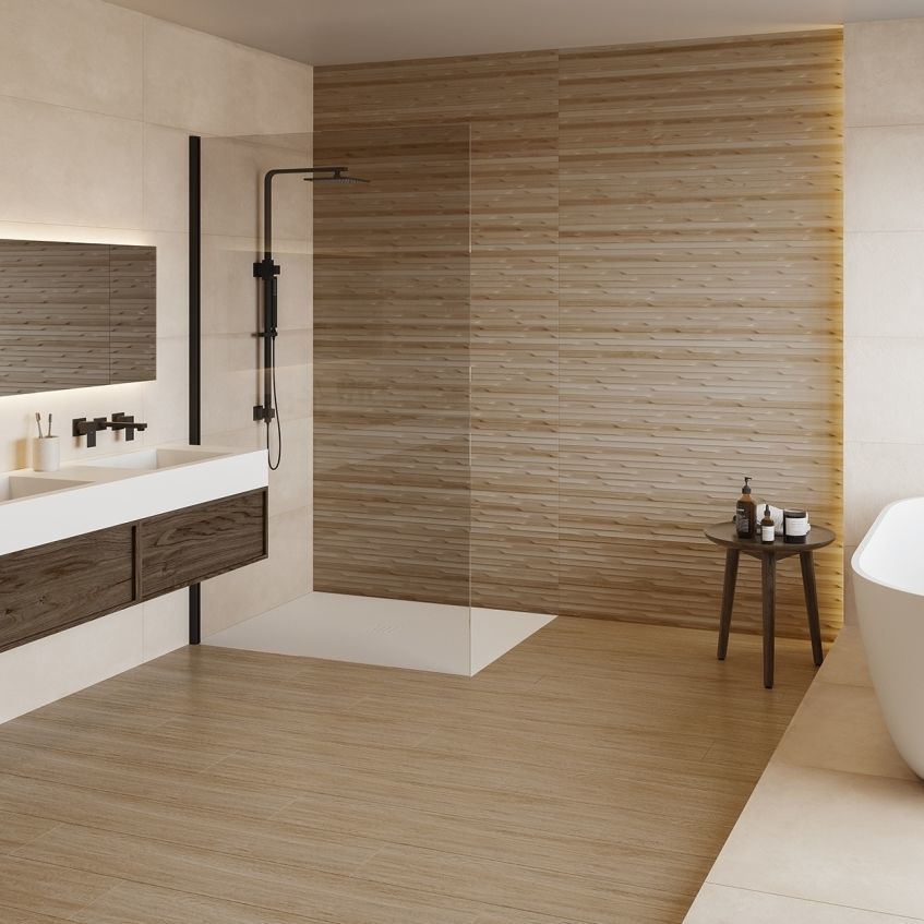 Porcelain stoneware tile - WEWOOD - IBERO PORCELANICO - matte / natural ...