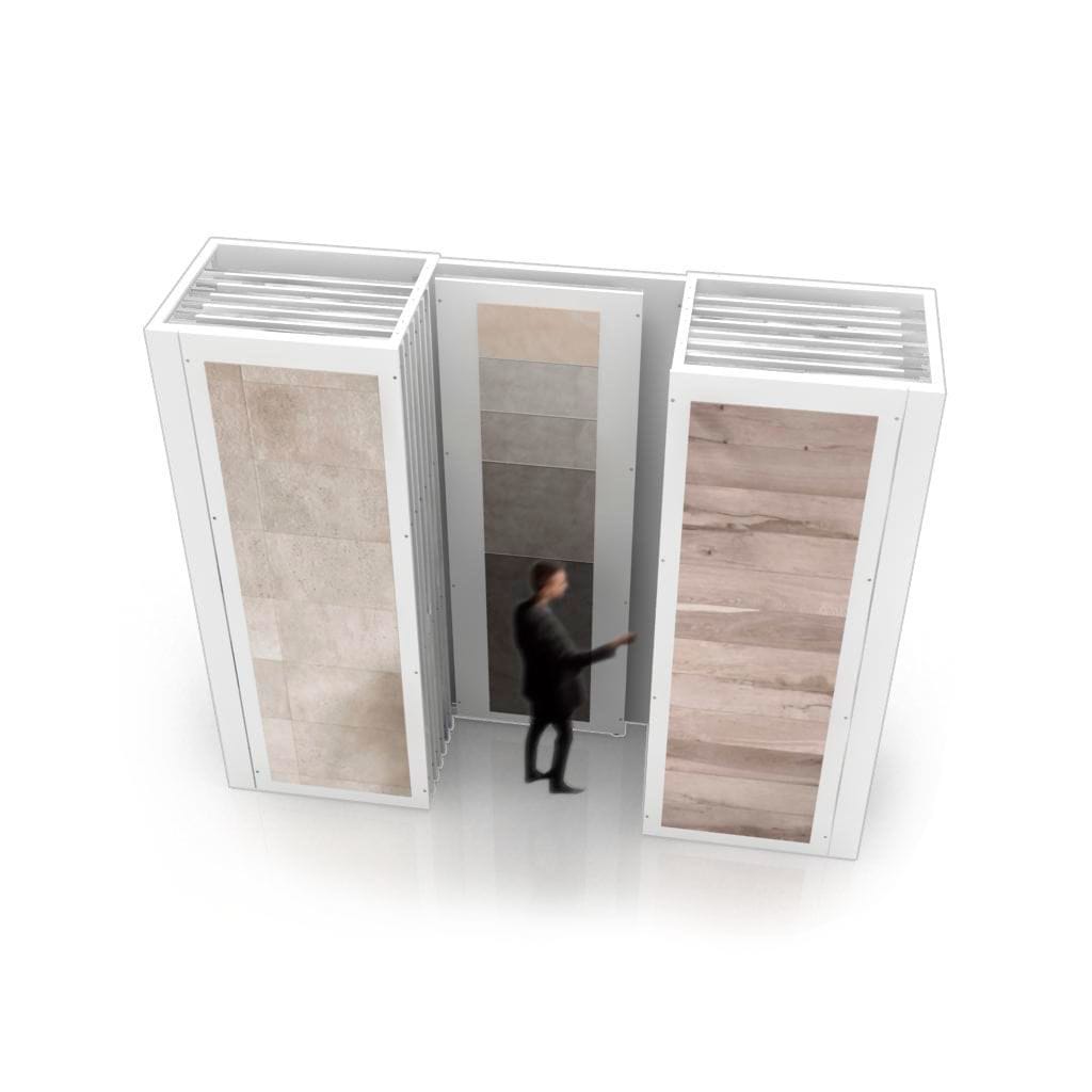 Wooden tile display rack - XXL 16/100 - INSCA - panel / for shop