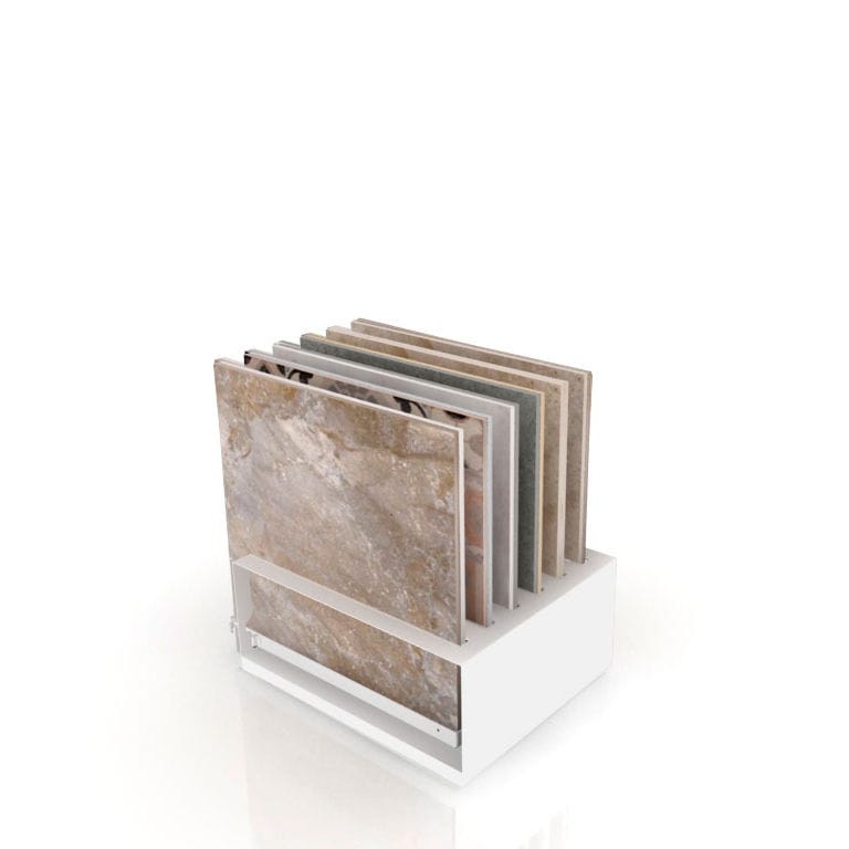 Wooden tile display rack - CR CHICAGO - INSCA - panel / for shop