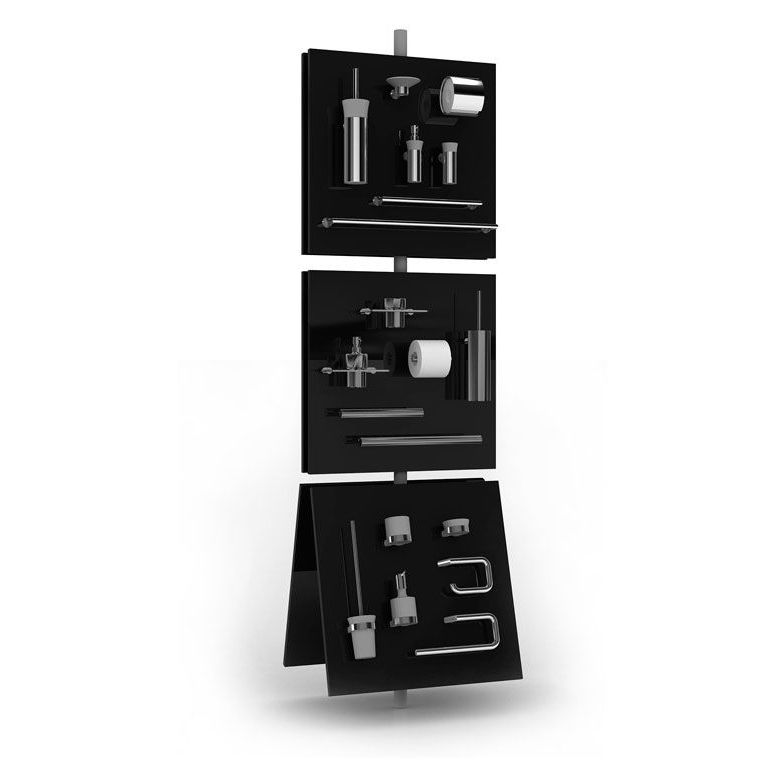 Wall-mounted display rack - C8 - INSCA - wooden / for shop