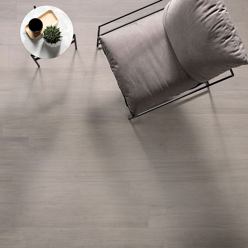 Porcelain stoneware tile - MELANGE - ISLA - polished / indoor / living room