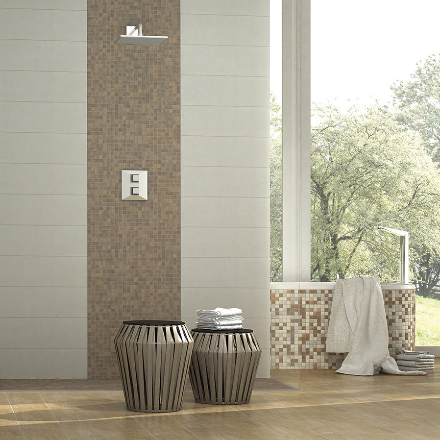 Porcelain stoneware tile - SENJA : OAK - JASBA MOSAIK - polished ...