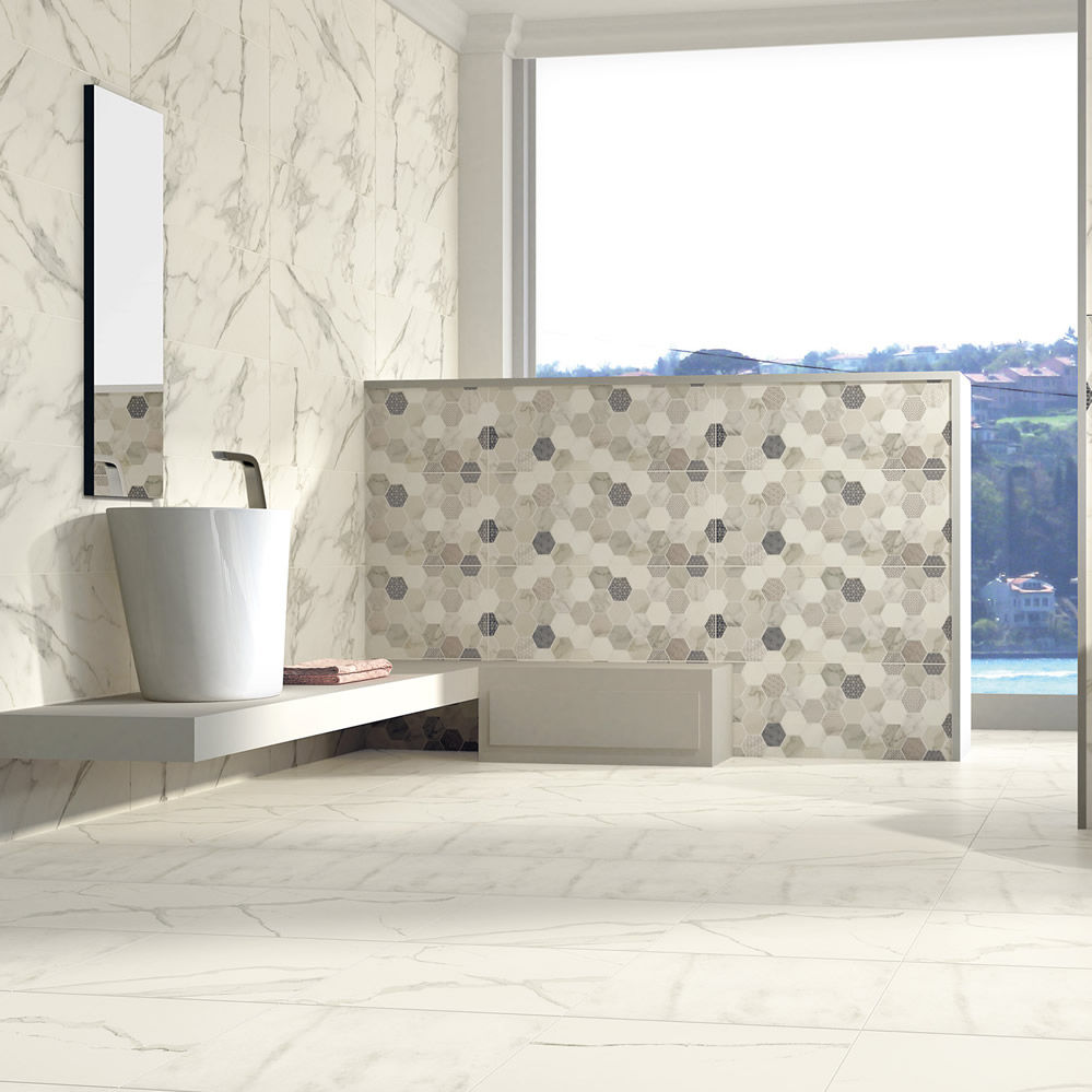 Ceramic tile - CALACATTA - KUTAHYA SERAMIK - polished / matte / high-gloss