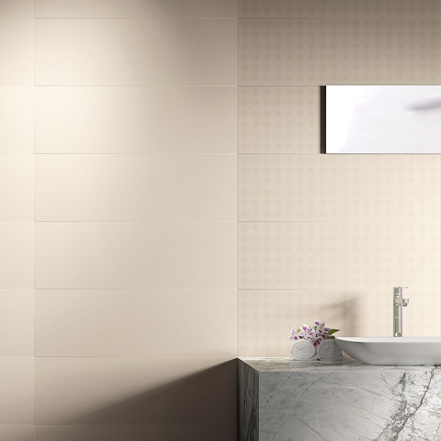 Ceramic tile - DESTINA - KUTAHYA SERAMIK - matte / embossed / indoor