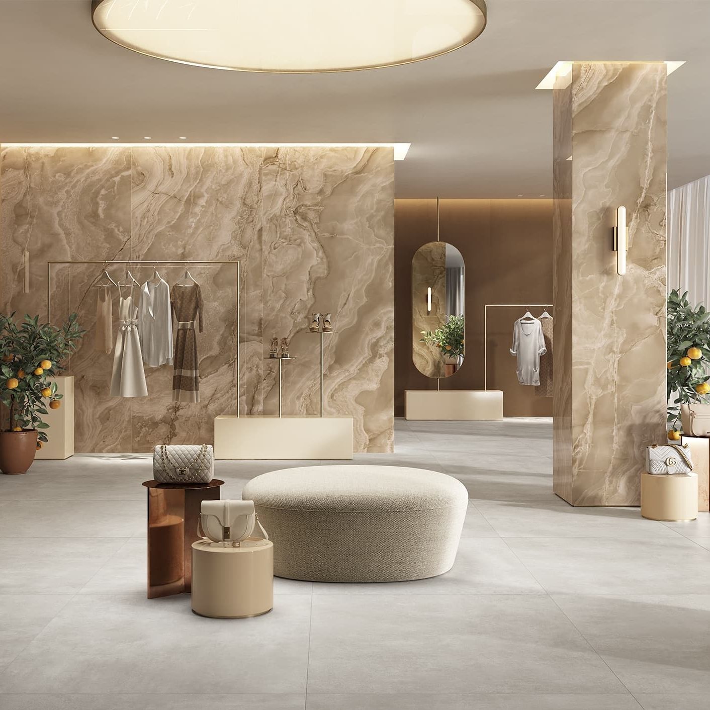 Indoor tile - AMBRA - LA FABBRICA AVA - living room / kitchen / bathroom