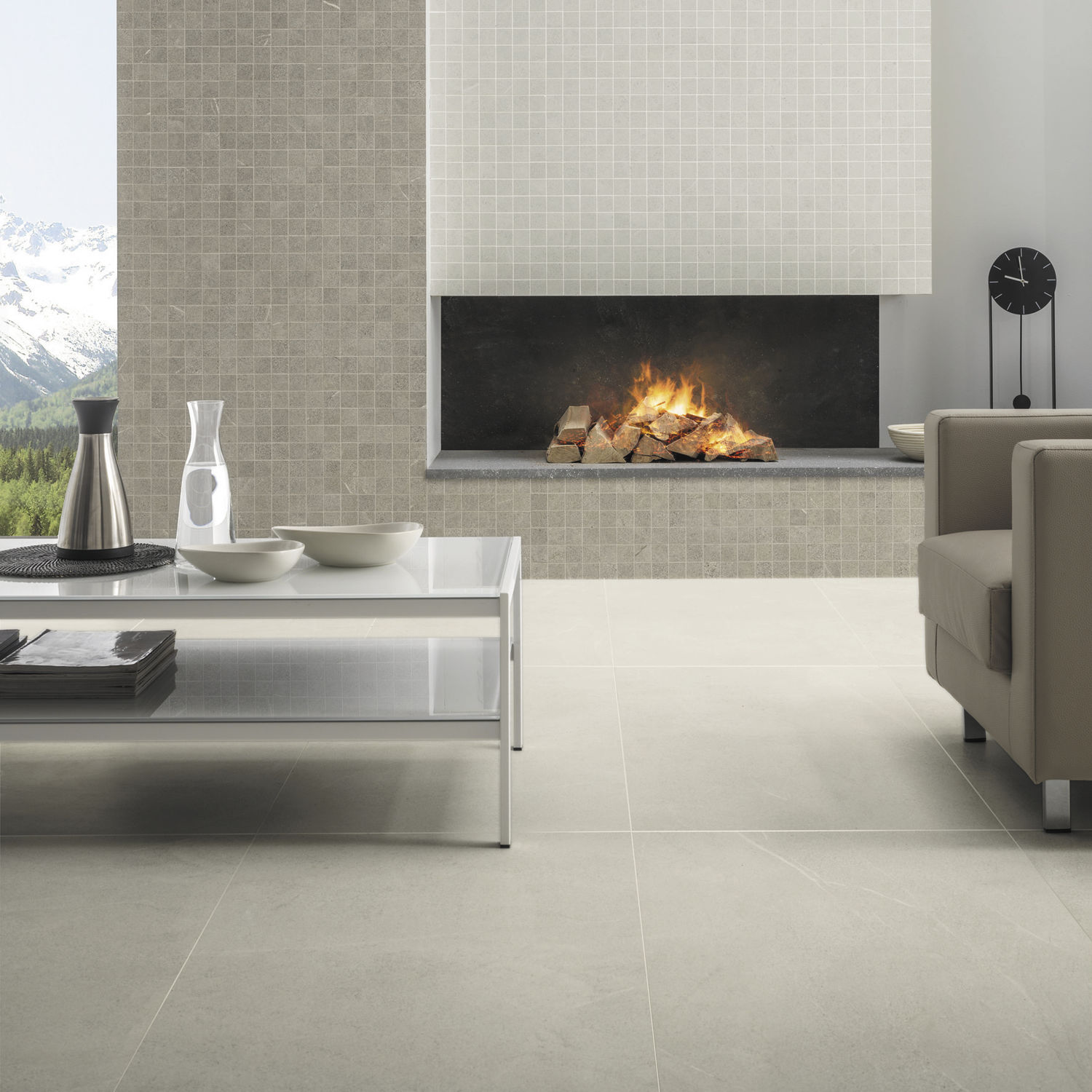 Porcelain stoneware tile - CALCITE - LA FABBRICA AVA - polished ...
