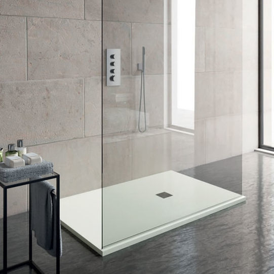 Rectangular shower base - SYN DOCCIA - LASAIDEA - above floor / extra ...
