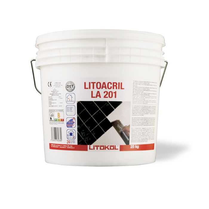 Fixing adhesive paste - LITOACRIL LA201 - LITOKOL - plaster / for ...