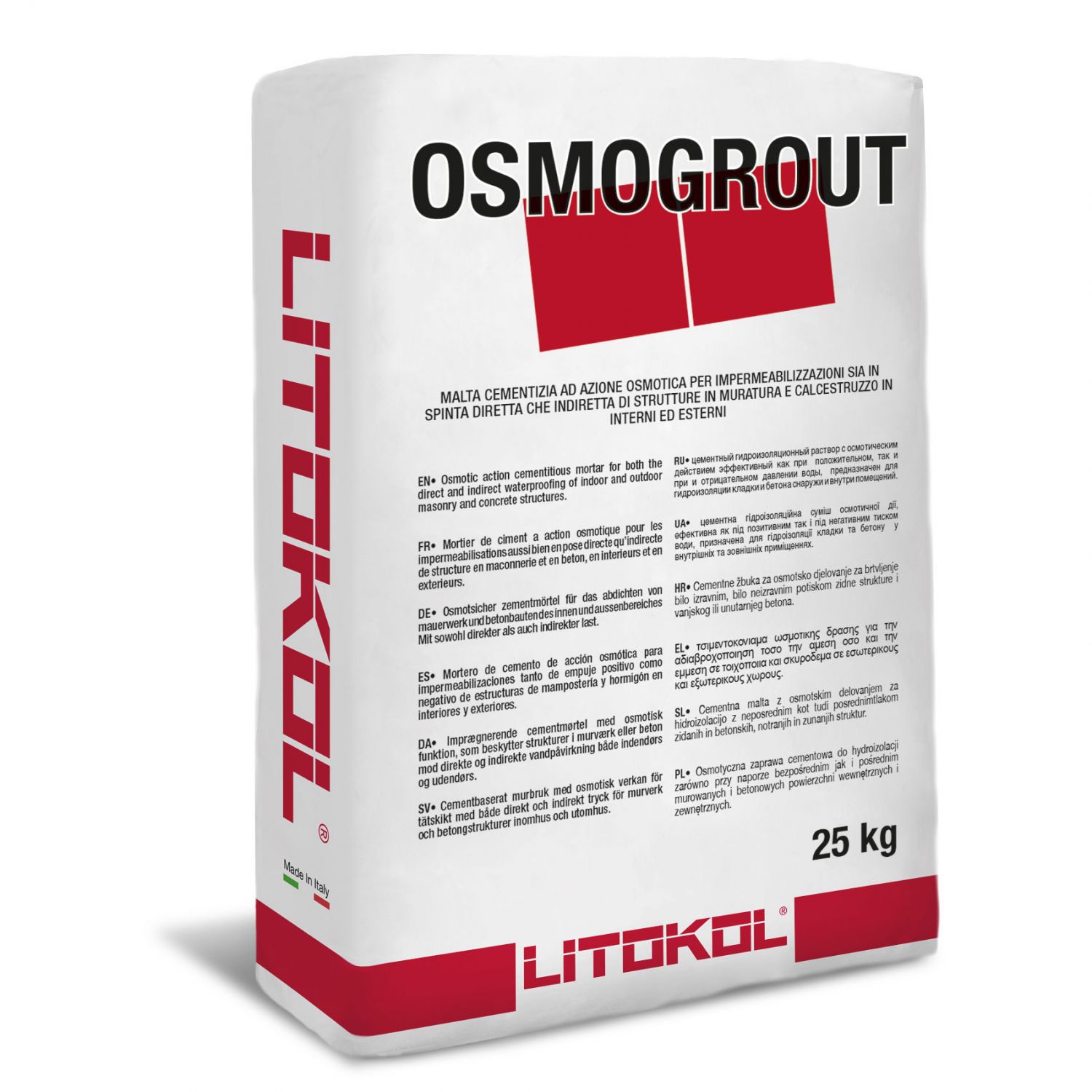 Protective mortar - OSMOGROUT - LITOKOL - waterproof / for masonry ...