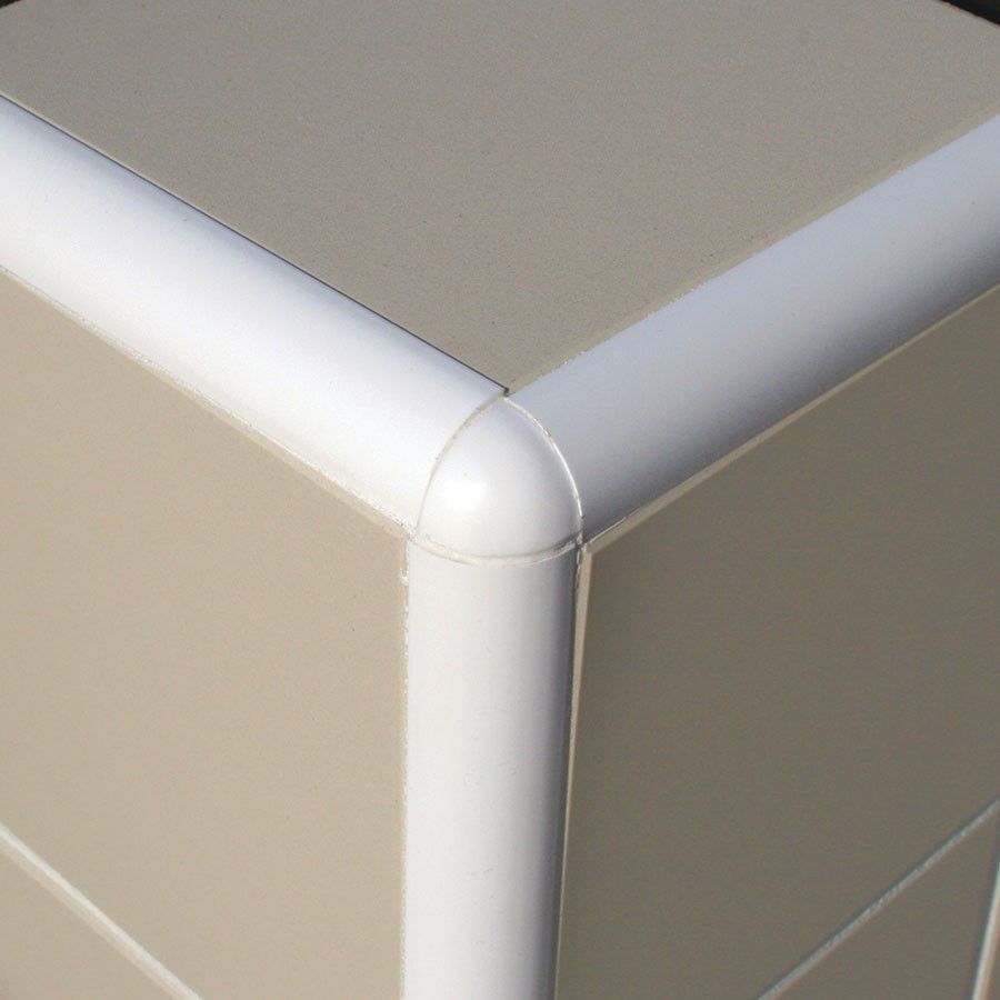 PVC edge trim - ETR - LITOKOL - for tile / outside corner / rounded edge