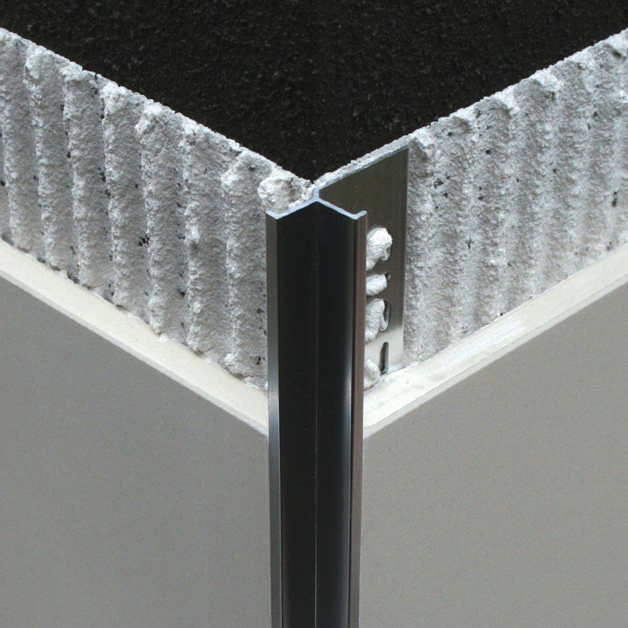 Aluminum edge trim - EIK - LITOKOL - outside corner / for door / L