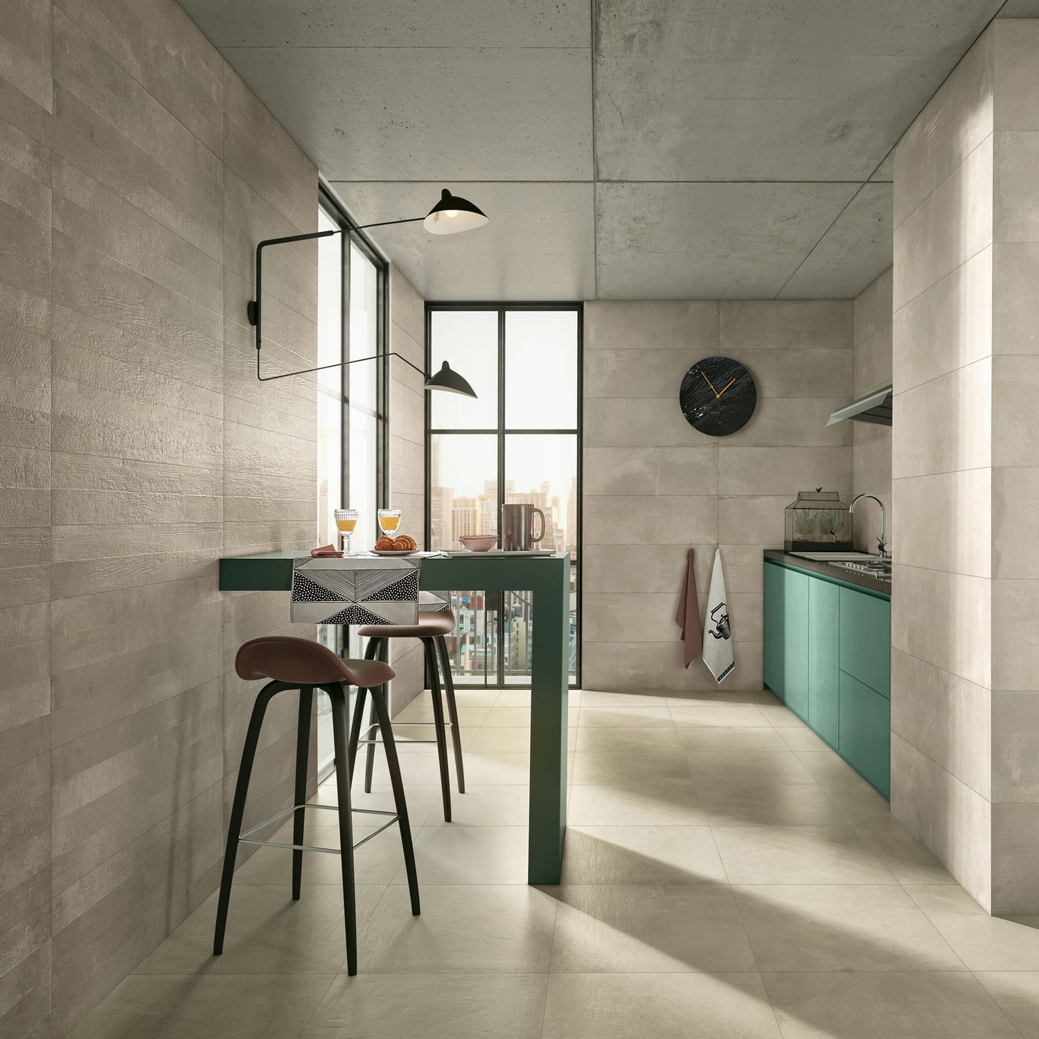 Porcelain stoneware tile - CORE - LOVE CERAMIC TILES - cement / matte ...