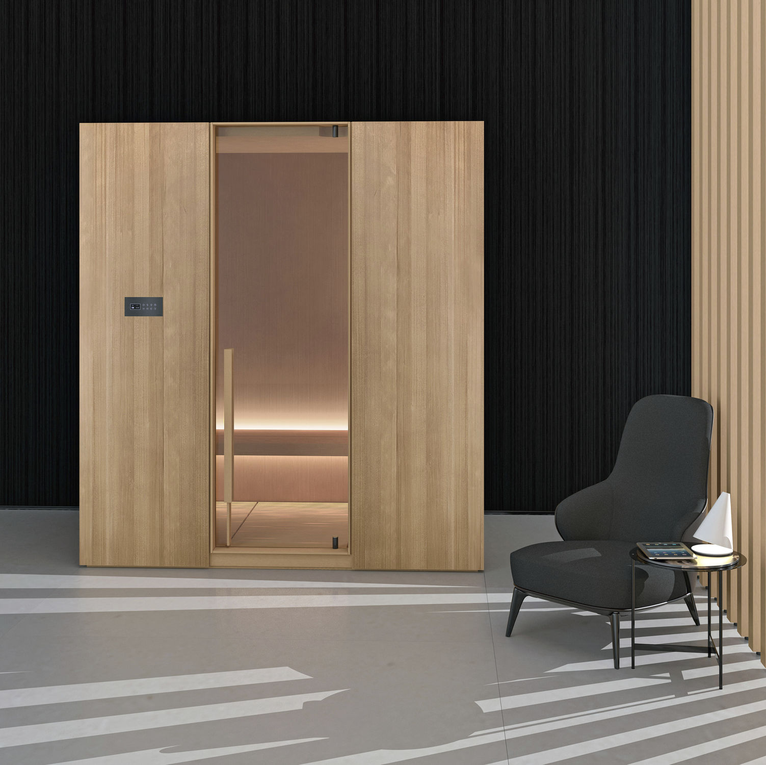 Commercial sauna - ESSENCE - MAKRO - for indoor use