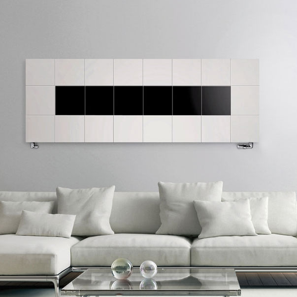 Hot water radiator - FRAME - MARGAROLI - 0...500 w / contemporary / metal