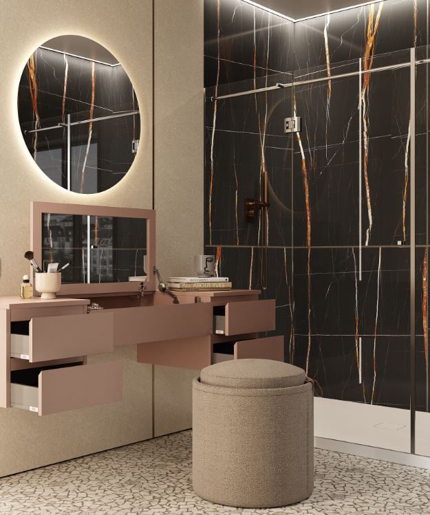 Contemporary dressing table - COIFFEUSE MAKE UP VANITY - MOMA DESIGN ...