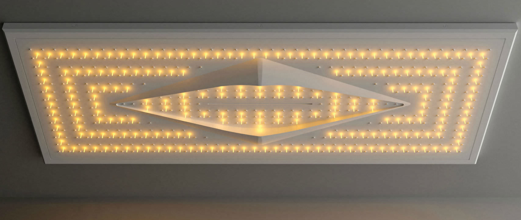 Recessed ceiling shower head - DESIGN - MOMA DESIGN - rectangular ...