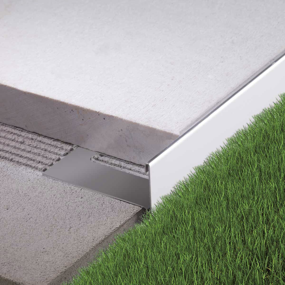 Aluminum edge trim - BORDERTEC BSR - PROFILITEC - stainless steel / for ...