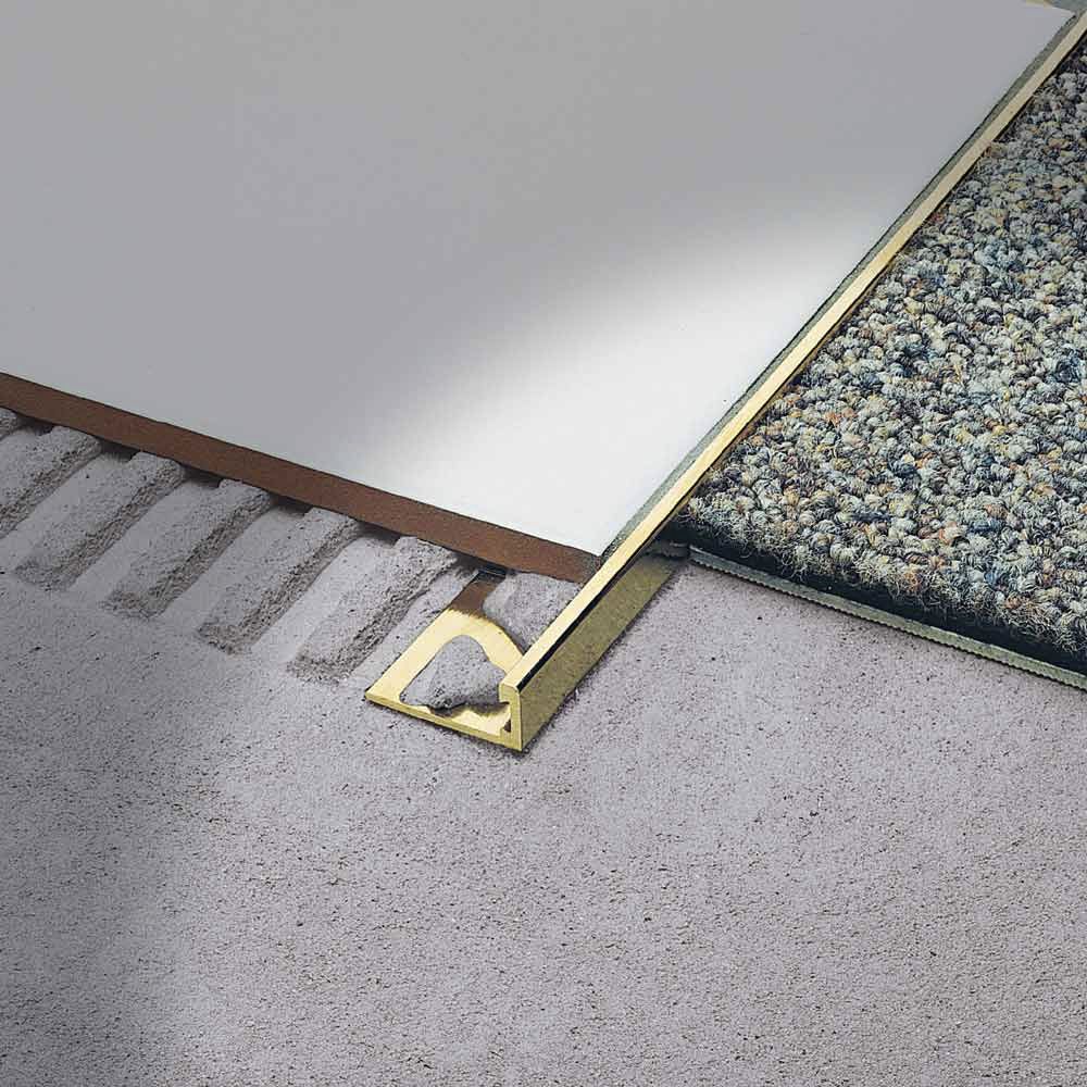 Stainless steel edge trim - TRIMTEC TR - PROFILITEC - brass / aluminum ...