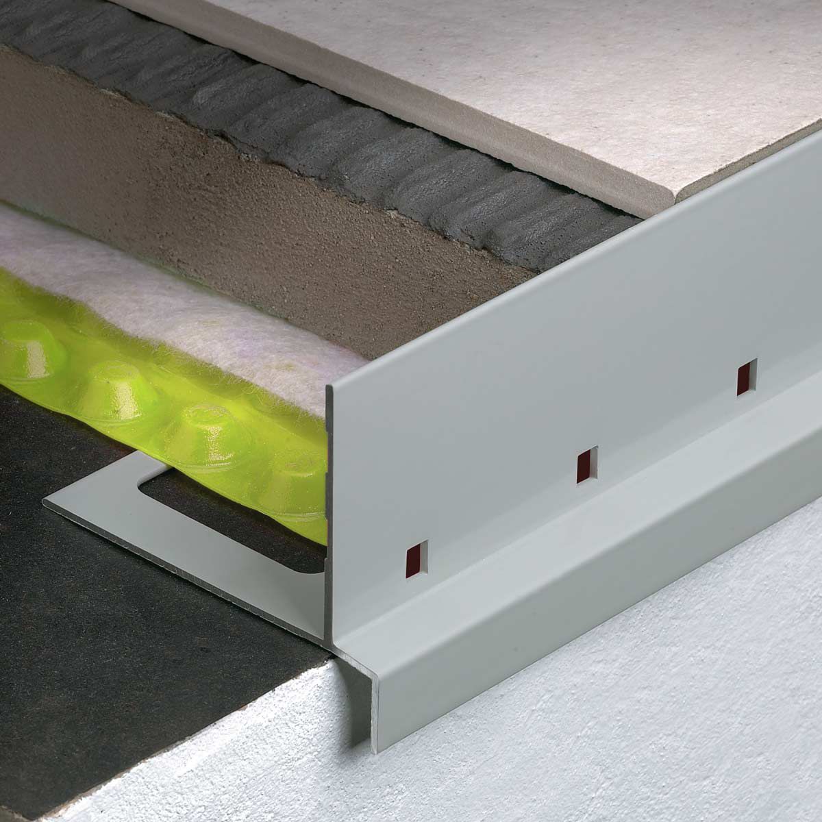 Aluminum edge trim - BORDERTEC BD - PROFILITEC - for tile / outside ...