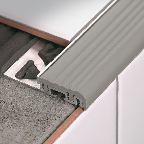 Aluminum stair nosing - STAIRTEC FSF - PROFILITEC