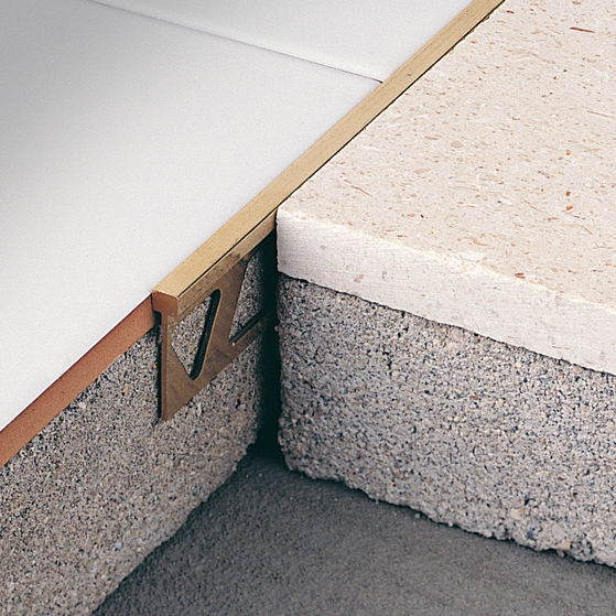 Brass edge trim - LINETEC MB - PROFILITEC - for tile