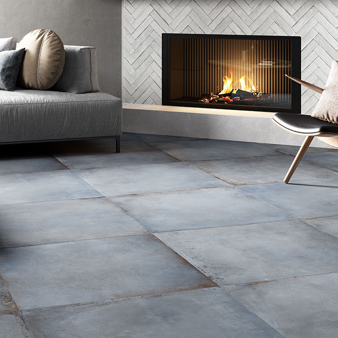 Porcelain stoneware tile - MANHATTAN BLU - Ceramica Rondine - indoor ...