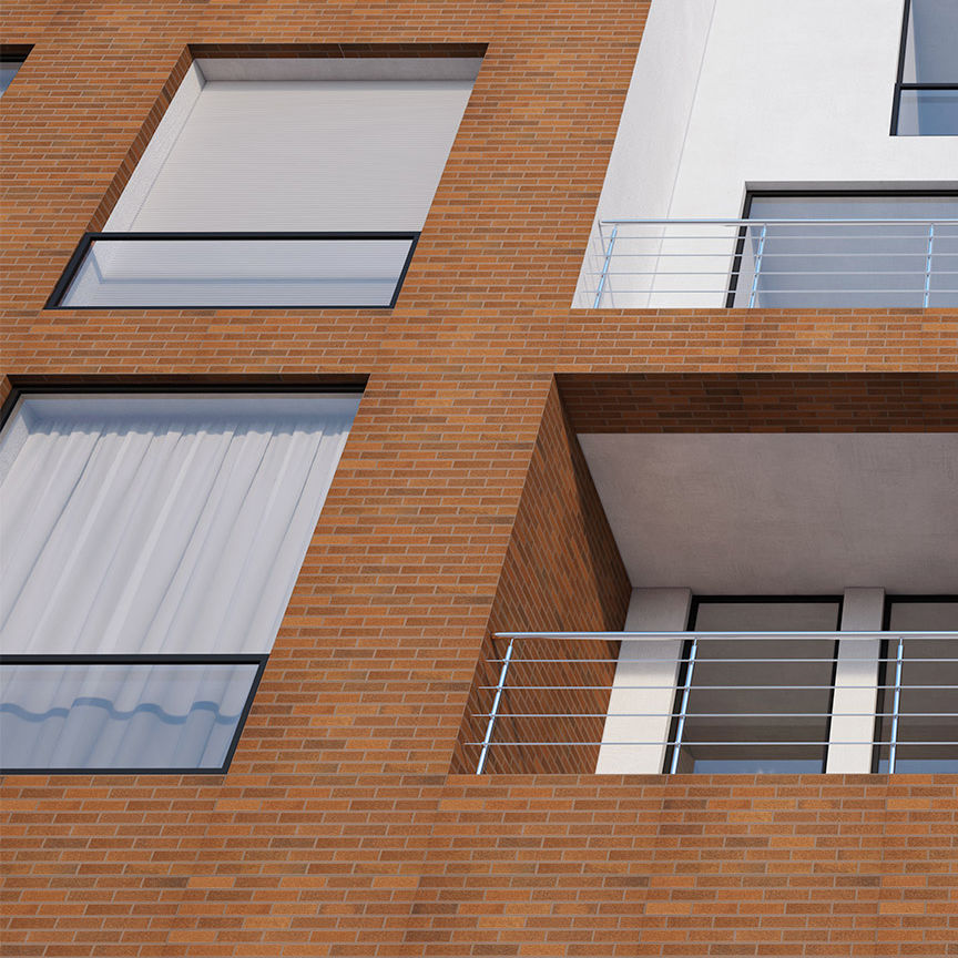 Porcelain stoneware tile - BRICK - SERANIT - matte / indoor / outdoor