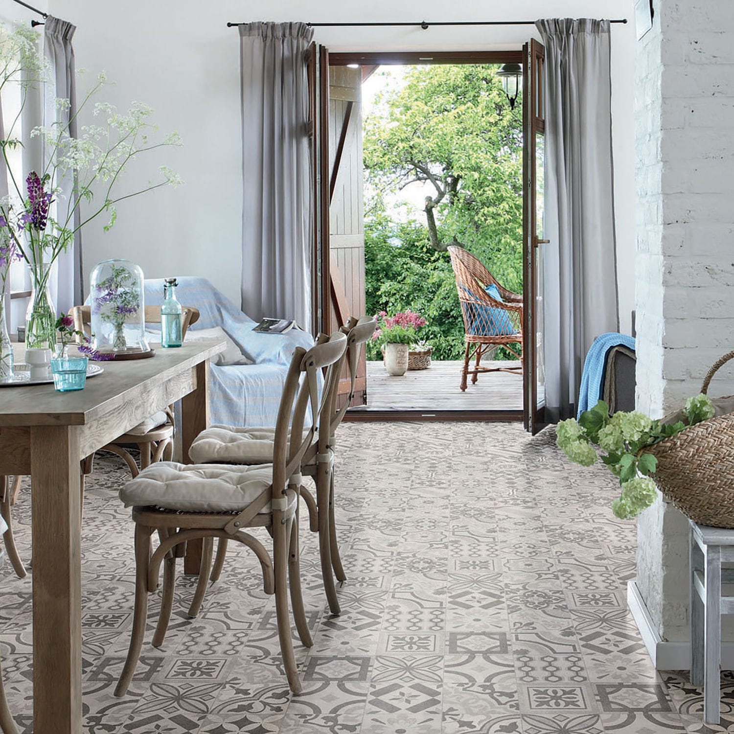 Indoor tile - CEMENTINA - SIMA CERAMICHE - bathroom / living room / kitchen