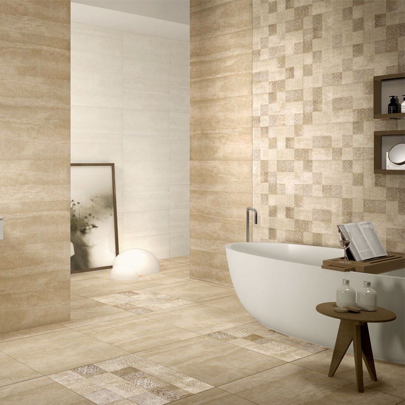 Indoor tile - MILAN - SIMA CERAMICHE - bathroom / wall / porcelain ...