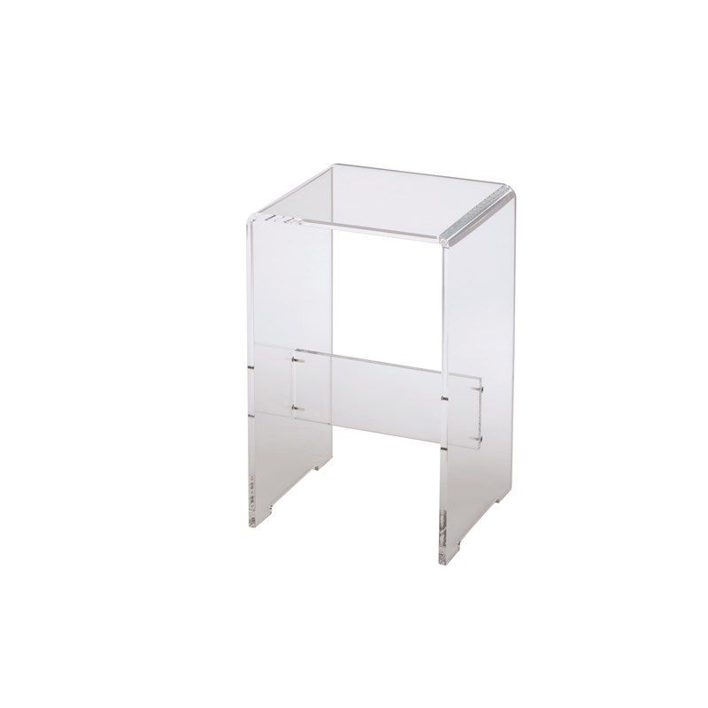 Contemporary stool - 1137 - STILHAUS - Plexiglas® / glass base / double