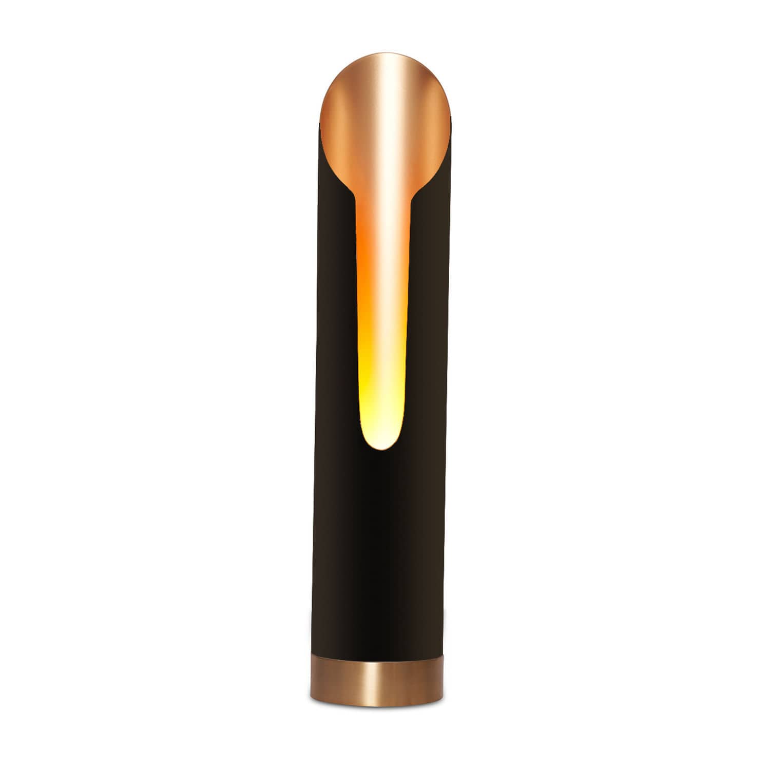 Table lamp - LIPSTICK - GONG - brass / contemporary / corded