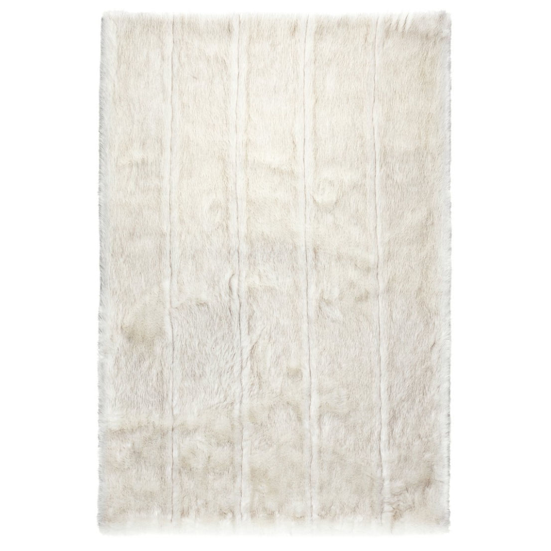 Contemporary rug - FEEL - LIGNE PURE - striped / plain / faux fur