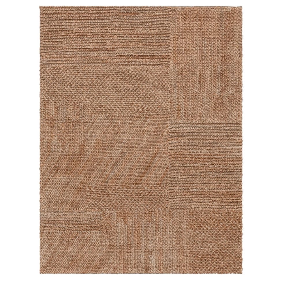 Contemporary rug - AERIAL - LIGNE PURE - patterned / plain / jute