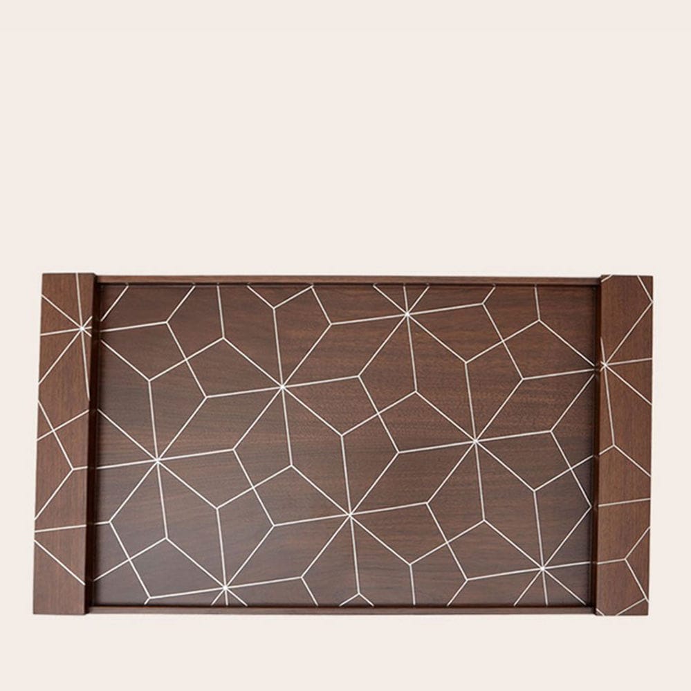 American walnut serving tray - CLASSIC - NADA DEBS - home
