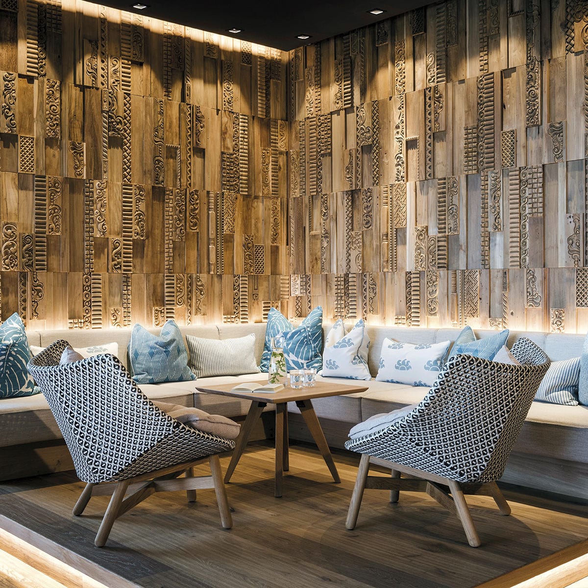 Wall-mounted decorative panel - Phoenix Teak - WONDERWALL STUDIOS ...