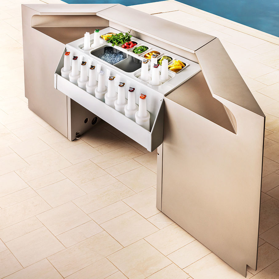 Bar counter - NOVA - Myyour - polyethylene / upright / modular