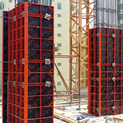 Modular formwork - PASCHAL - frame / reusable / rectangular