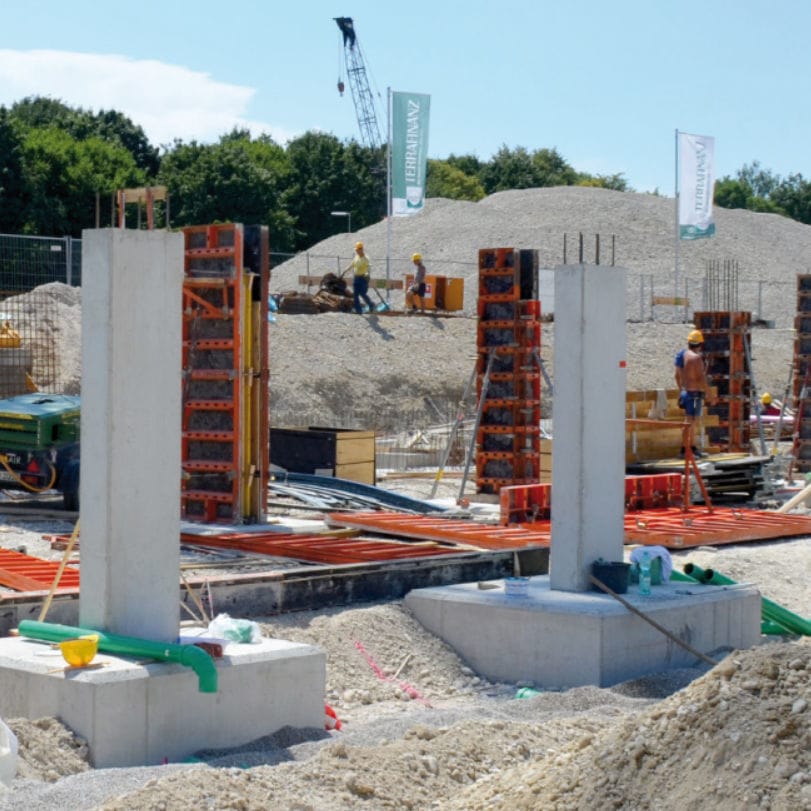 Frame formwork - LOGO - PASCHAL - modular / reusable / aluminum