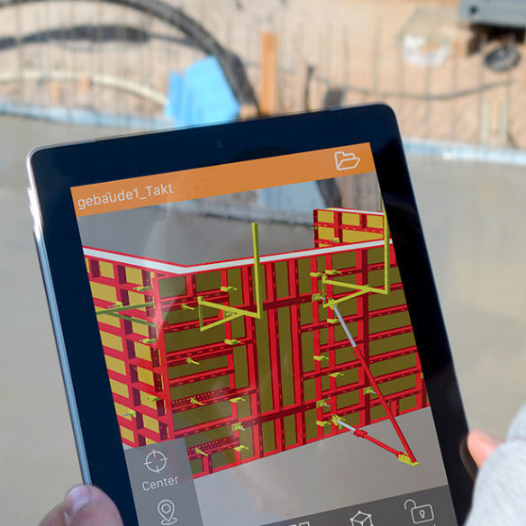 Construction management software - planitec AR app - PASCHAL - formwork ...