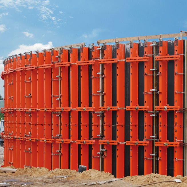 Frame formwork - TTK - PASCHAL - modular / circular / reusable