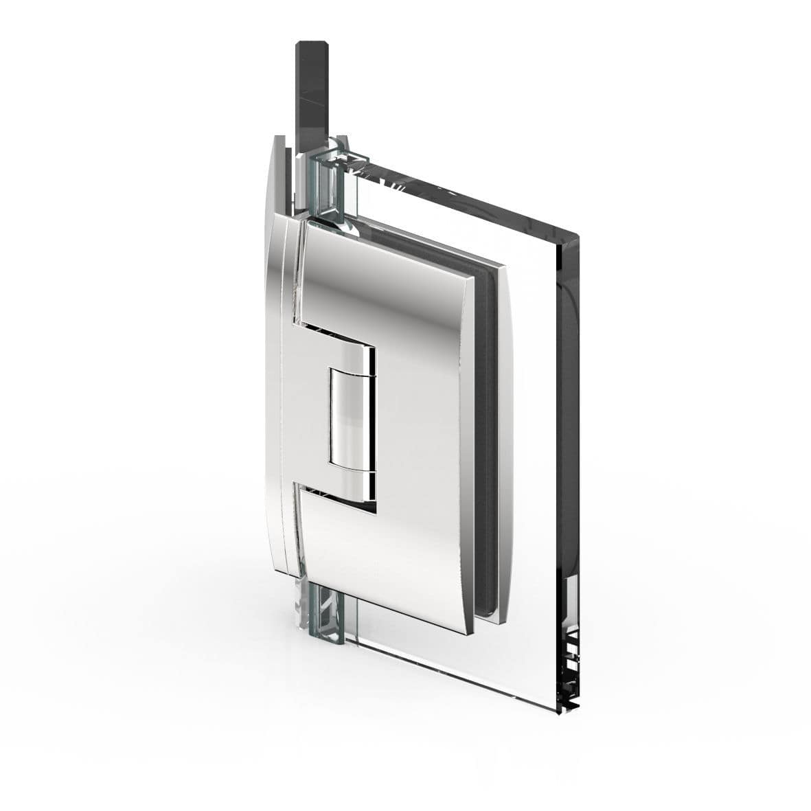 Glass door hinge - PONTERE : 8402 - PAULI FRANCE - for shower door ...