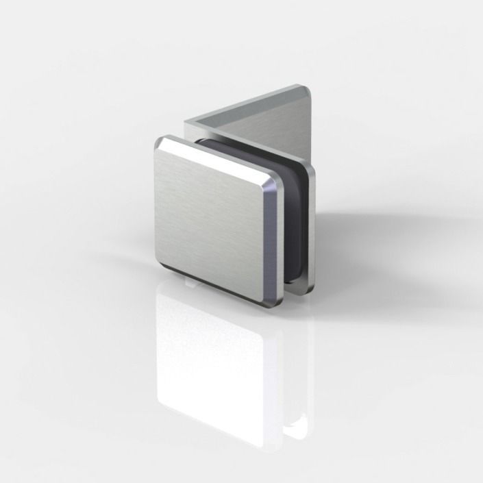 Zinc glass clamp - PAULI FRANCE - glass / for balcony / glass