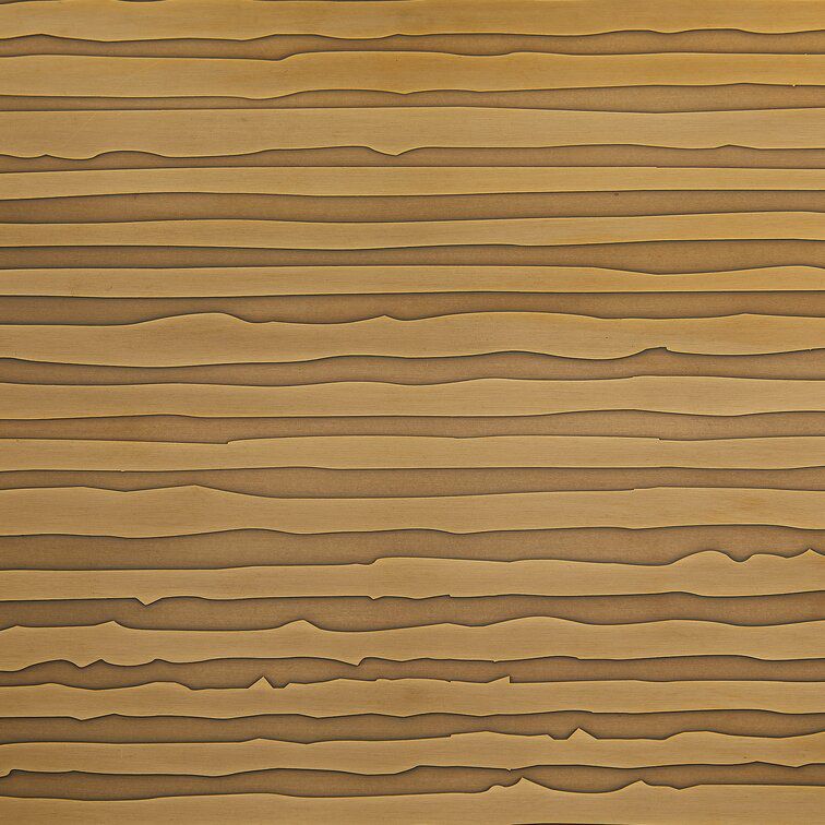 Brass wall cladding panel - BRONZE ETCHED STRIPES - POHL Metal Systems ...