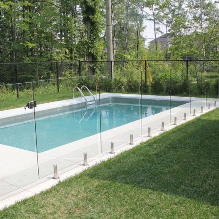 Glass railing - ROUND BASE - Qingdao Jinfer International Co., Ltd ...