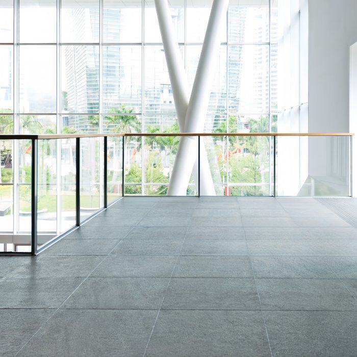 Glass railing - ALUMINUM POST - Qingdao Jinfer International Co., Ltd ...