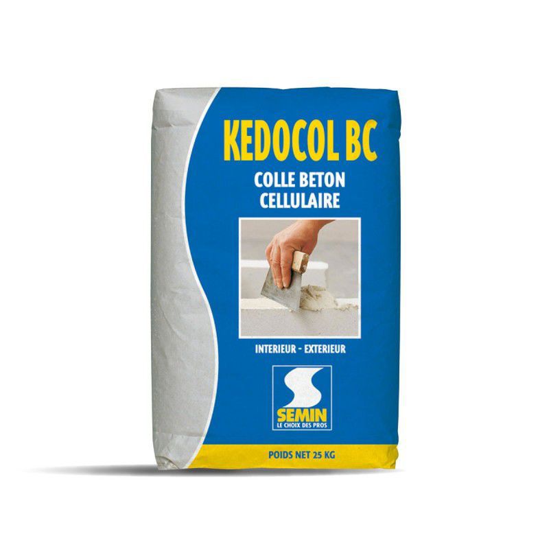 Smoothing adhesive mortar - KEDOCOL BC - SEMIN - assembly / for aerated ...