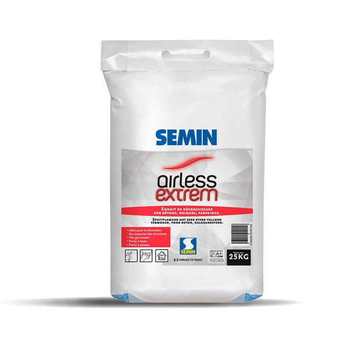 Smoothing coating - AIRLESS EXTREM - SEMIN - filling / indoor / for bricks