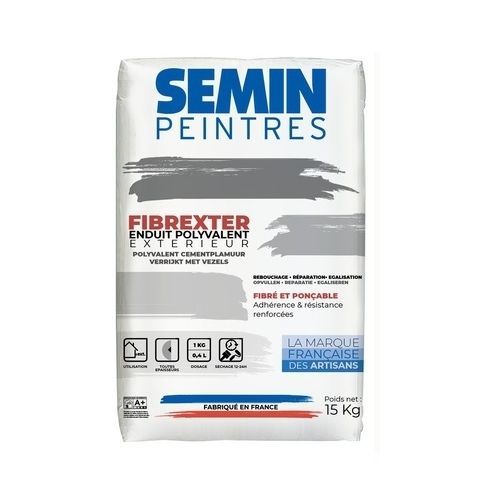 Smoothing coating - FIBREXTER - SEMIN - filling / outdoor / for wall