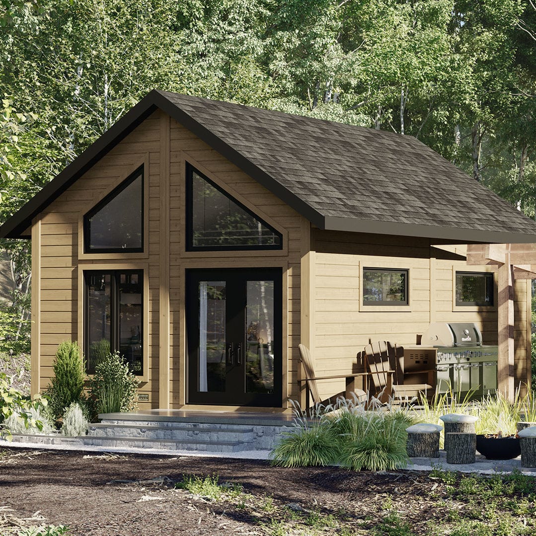 Individual micro-house - Alpine - TIMBER BLOCK - contemporary / for ...