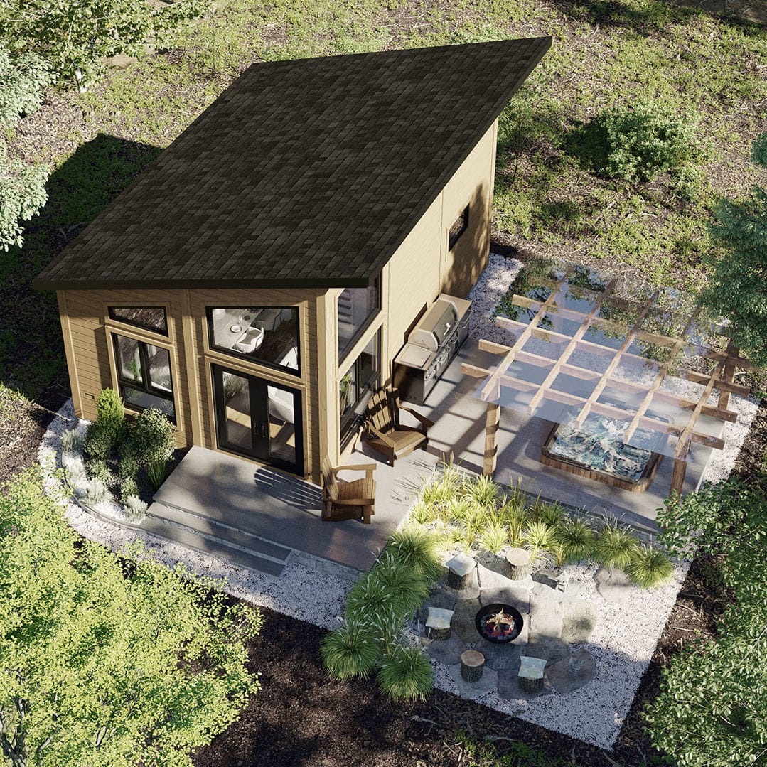 Individual micro-house - Sutton - TIMBER BLOCK - contemporary / timber ...